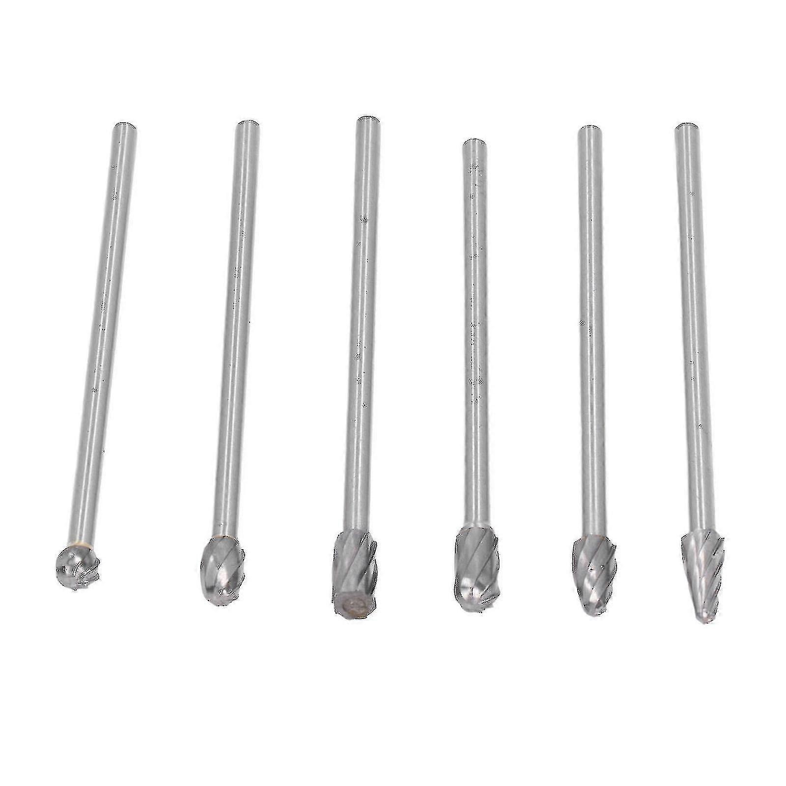 6pcs 85hra Cylinder Head Porting Kit Tungsten Carbide Burr Set Die ...