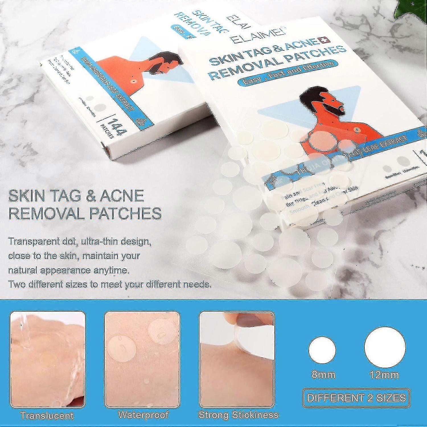 144pcs Warts Remover Patch Skin Tag Remover Wart Treatment | Fruugo UK