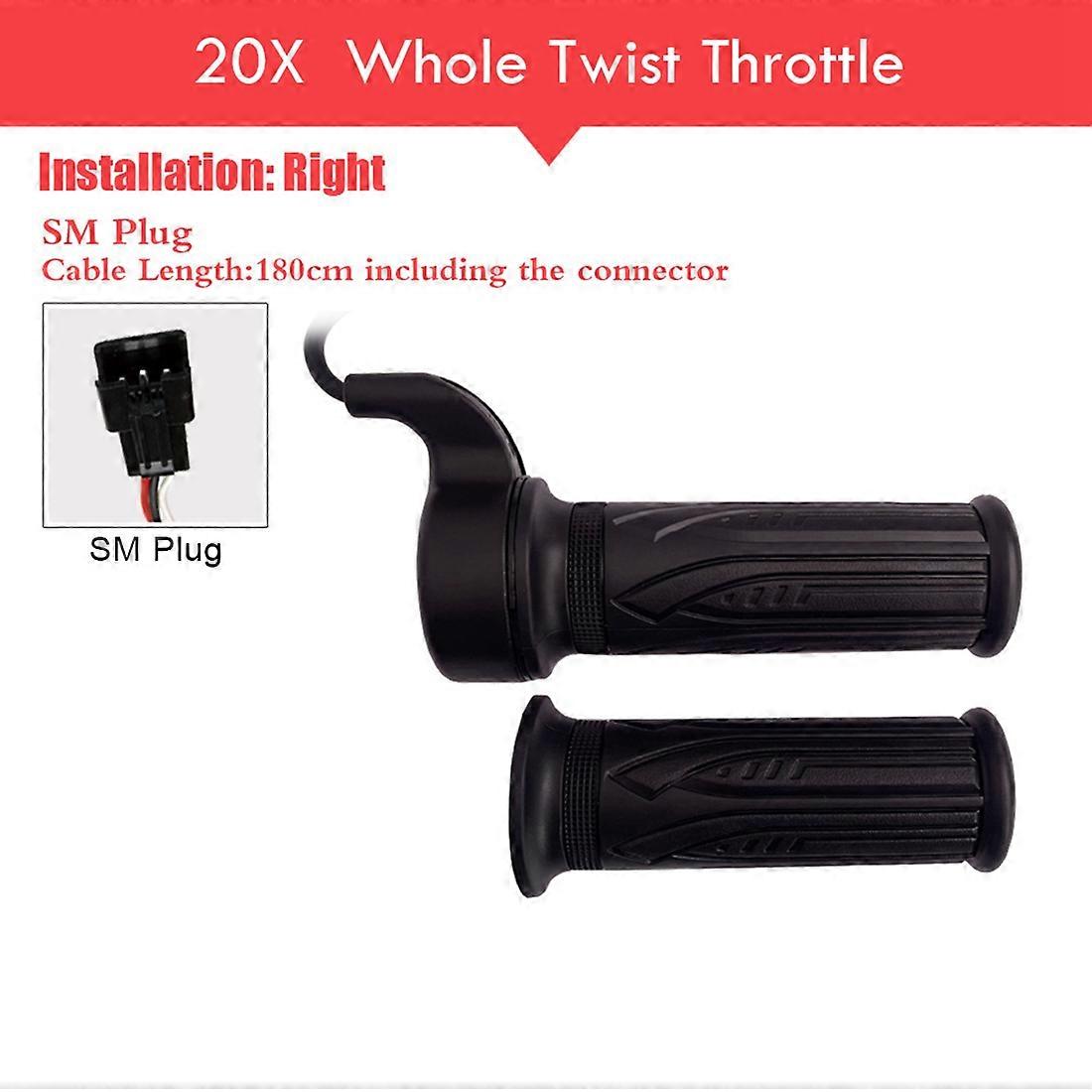 E Bike Throttle for Ebike Twist Throttle Left and Right Hand Throttle ...