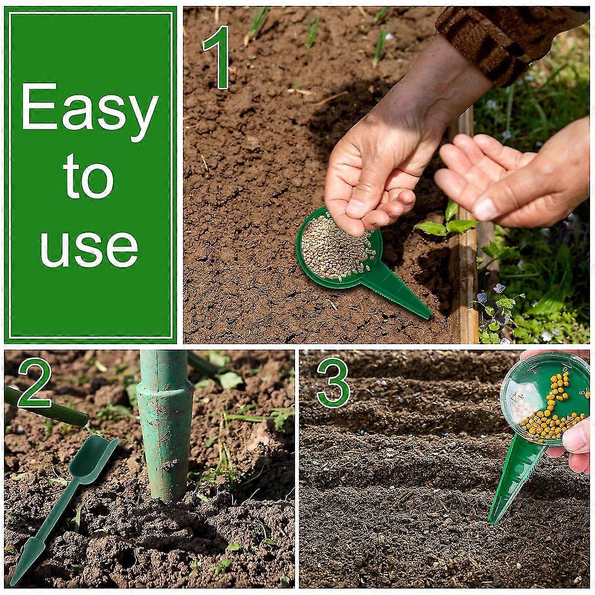 Seed Planter Toot Seed Dispenser Manual Seedlings Dibber Seed Sower ...