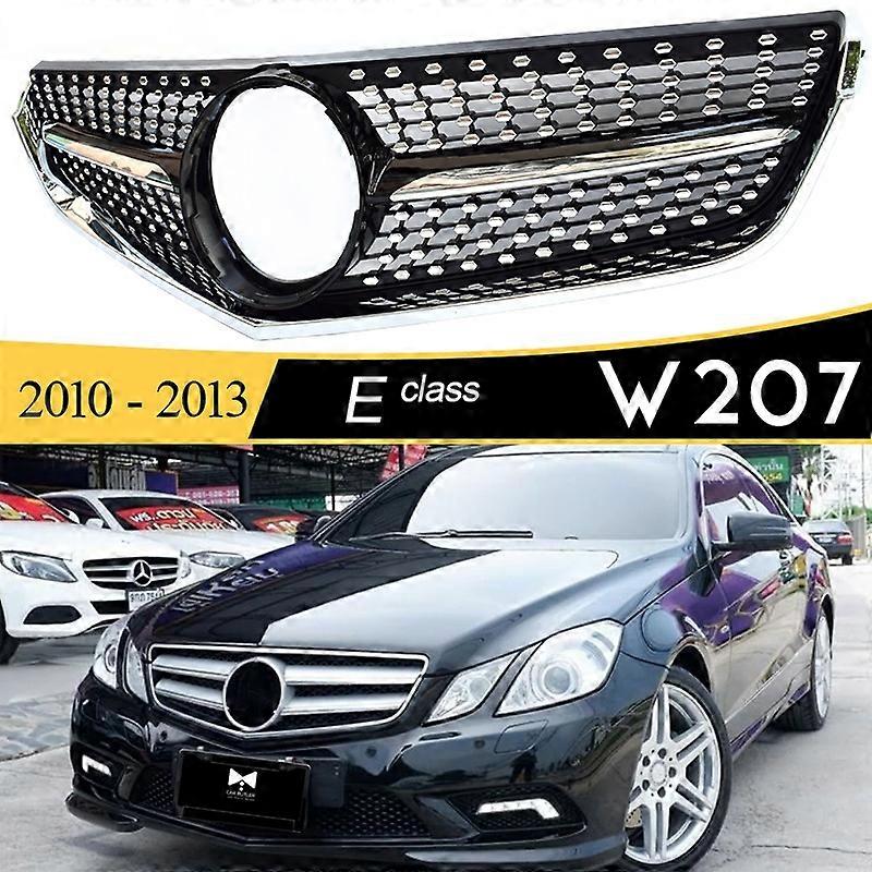 W207 Pre-facelifted Diamonds Grill Front Grille for Mercedes E Class 2 ...