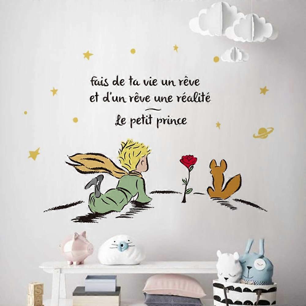 The Little Prince Wall Sticker Quotes Wall Decals Make Your Life A ...