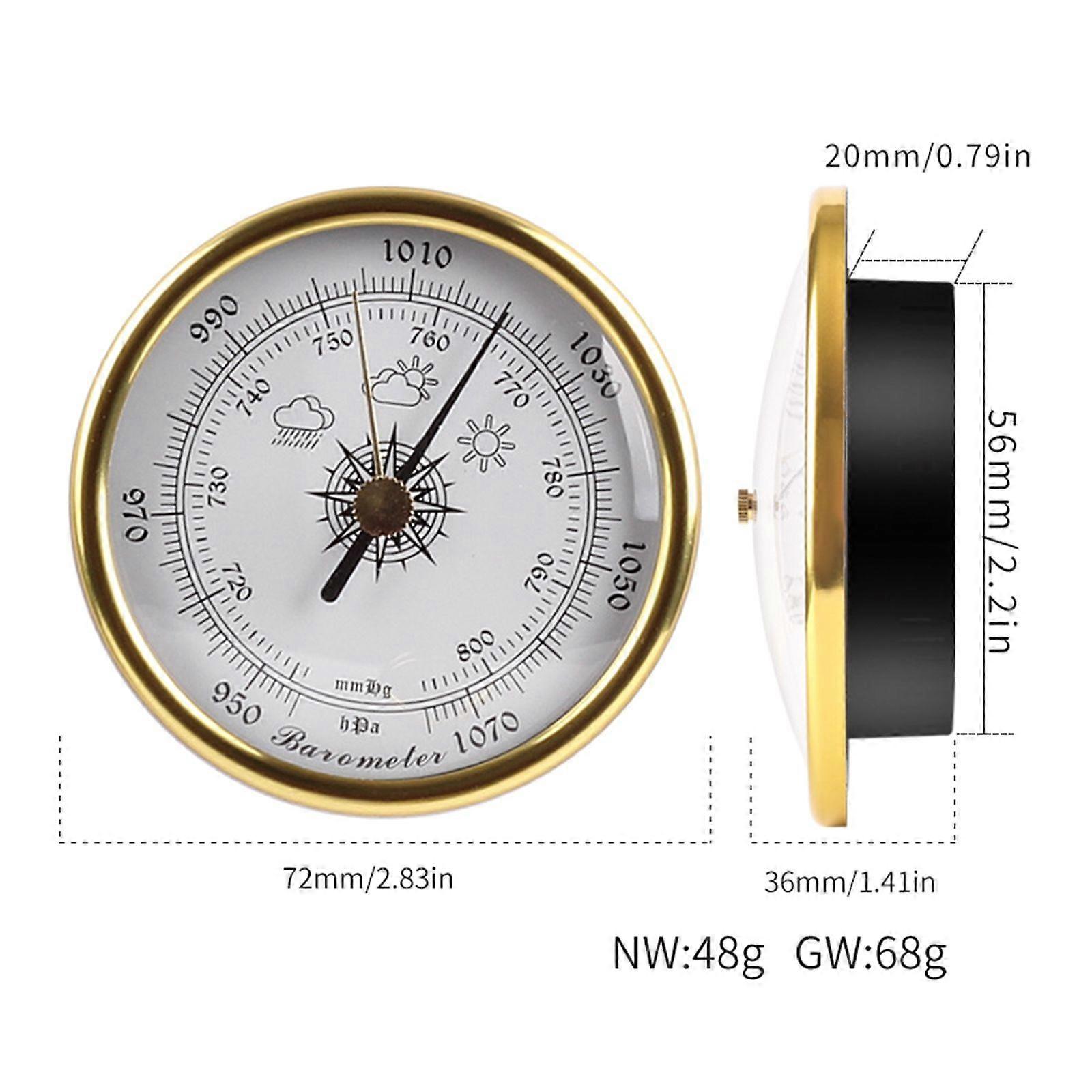 Dial Type Barometer Barometric Pressure Measurement Easy Reading ...