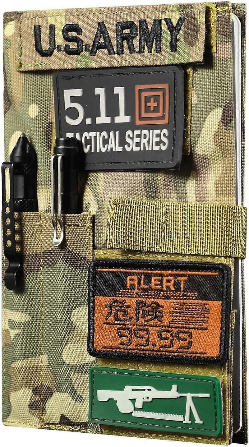 Military Log Book Cover, 5.5" x 8" Army Tactical Notebook | Fruugo AU