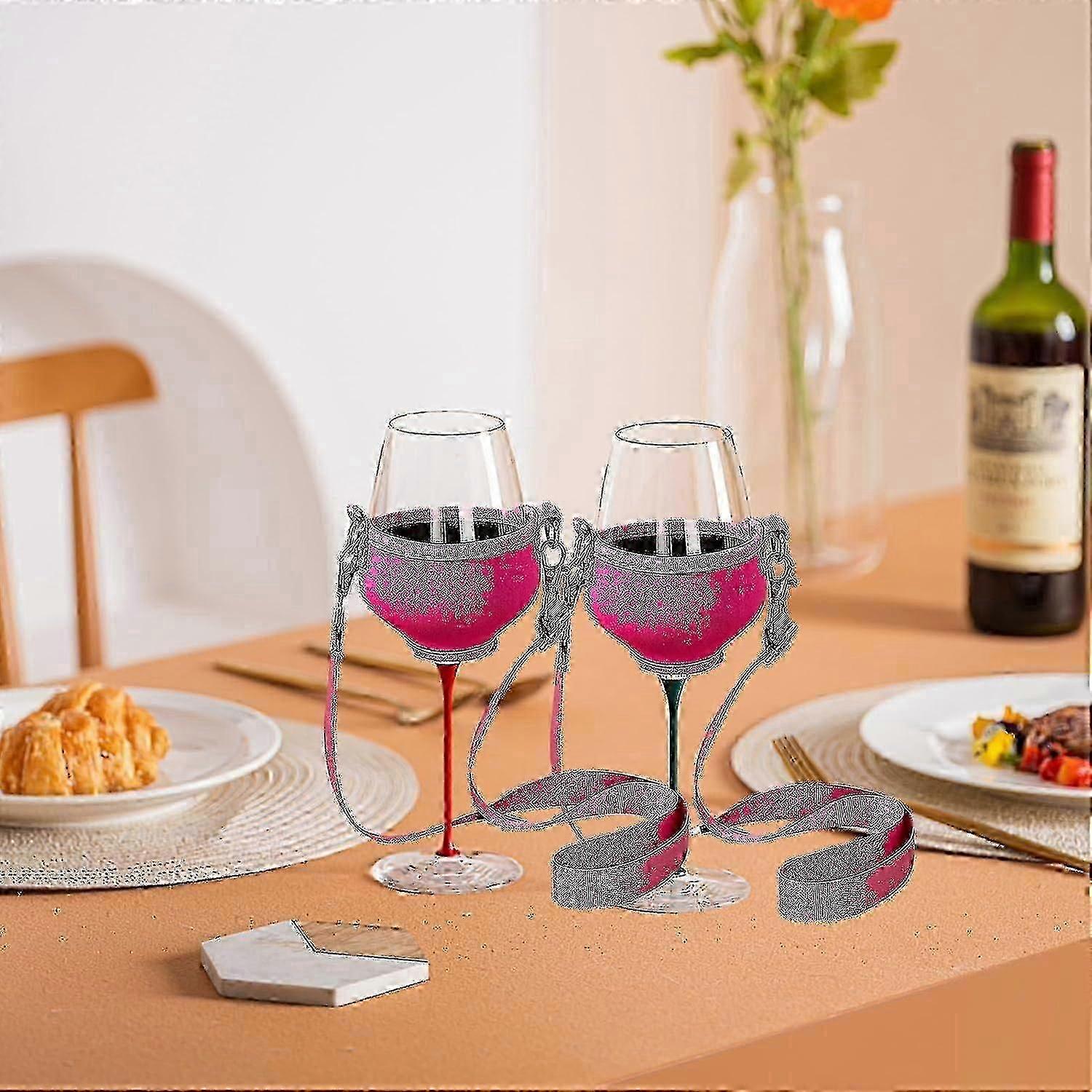 Pack Of 4 Wine Glass Holders For Hanging Wine Glass Holder For Hanging ...