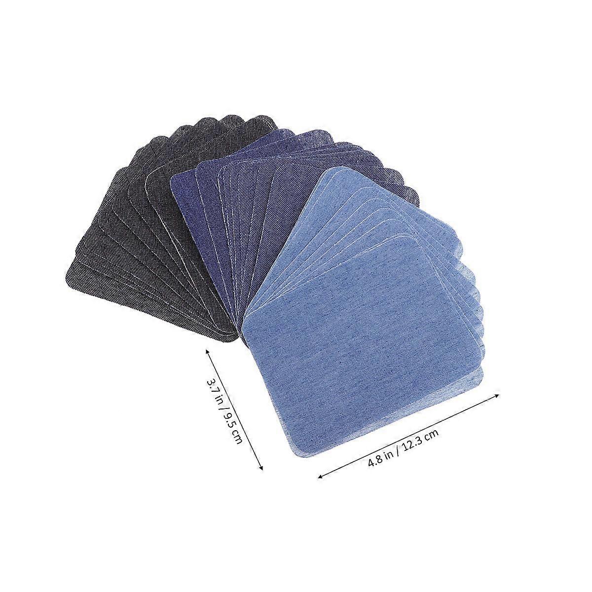 30pcs Self-adhesive Jeans Cloth Sticker for Clothing Patch Iron On ...