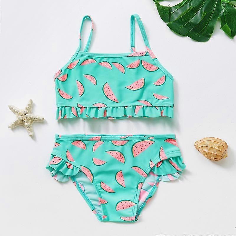 1~14Y Girls Swimsuit Girls swimwear Two pieces Kids Bikini set Biquini ...