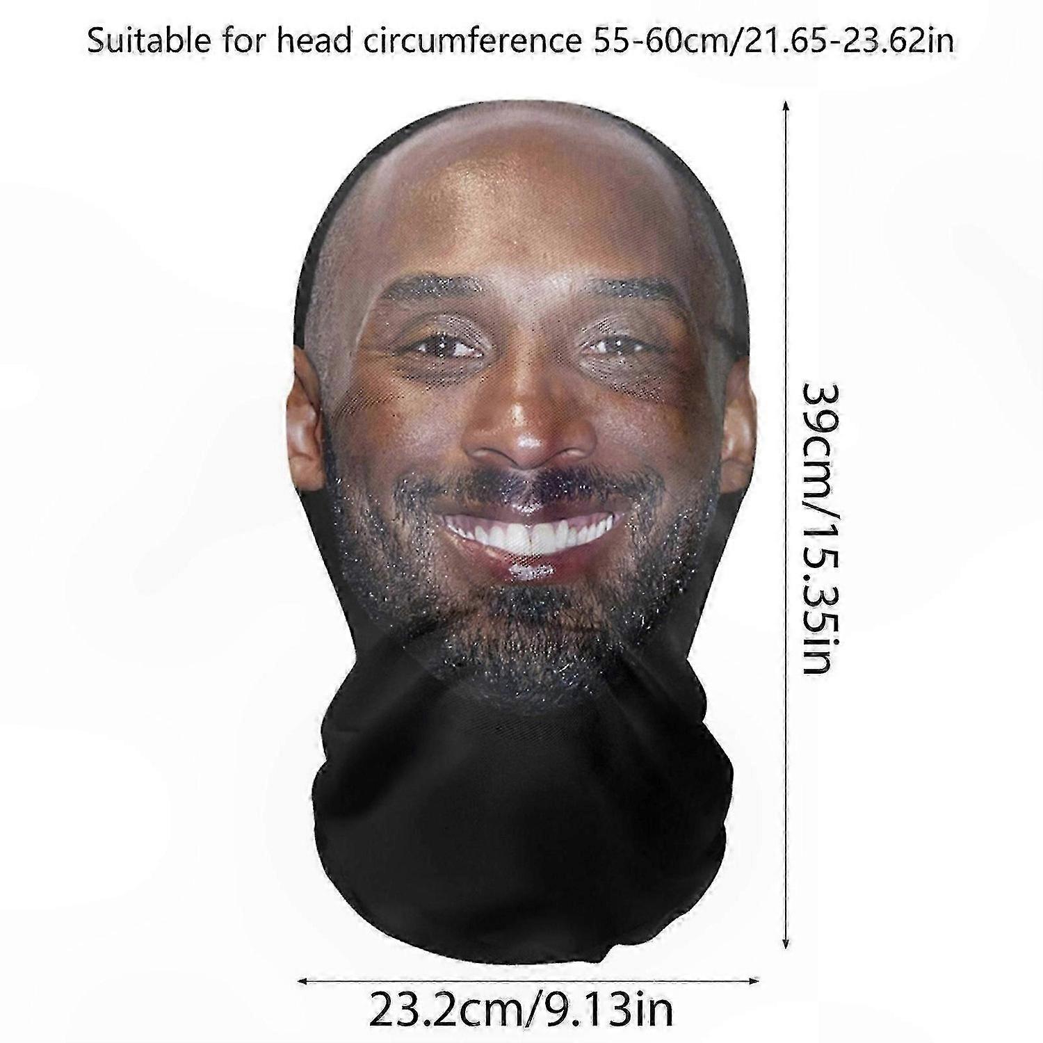 Detachable Face Cover with Celebrity Print for Women, Reusable ...