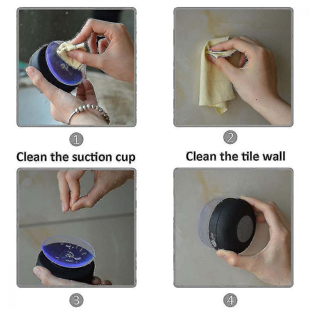 Shower Radios Water Resistant Shower Radio Bluetooth Speakerblue1pcs ...