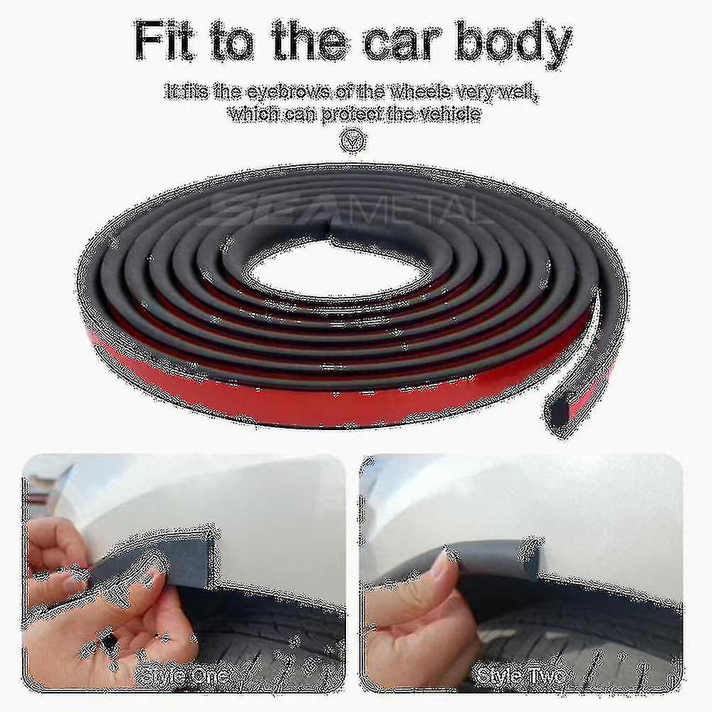 Universal Fender For Car Wheel Arches Wing Expander Arch Eyebrow Car ...