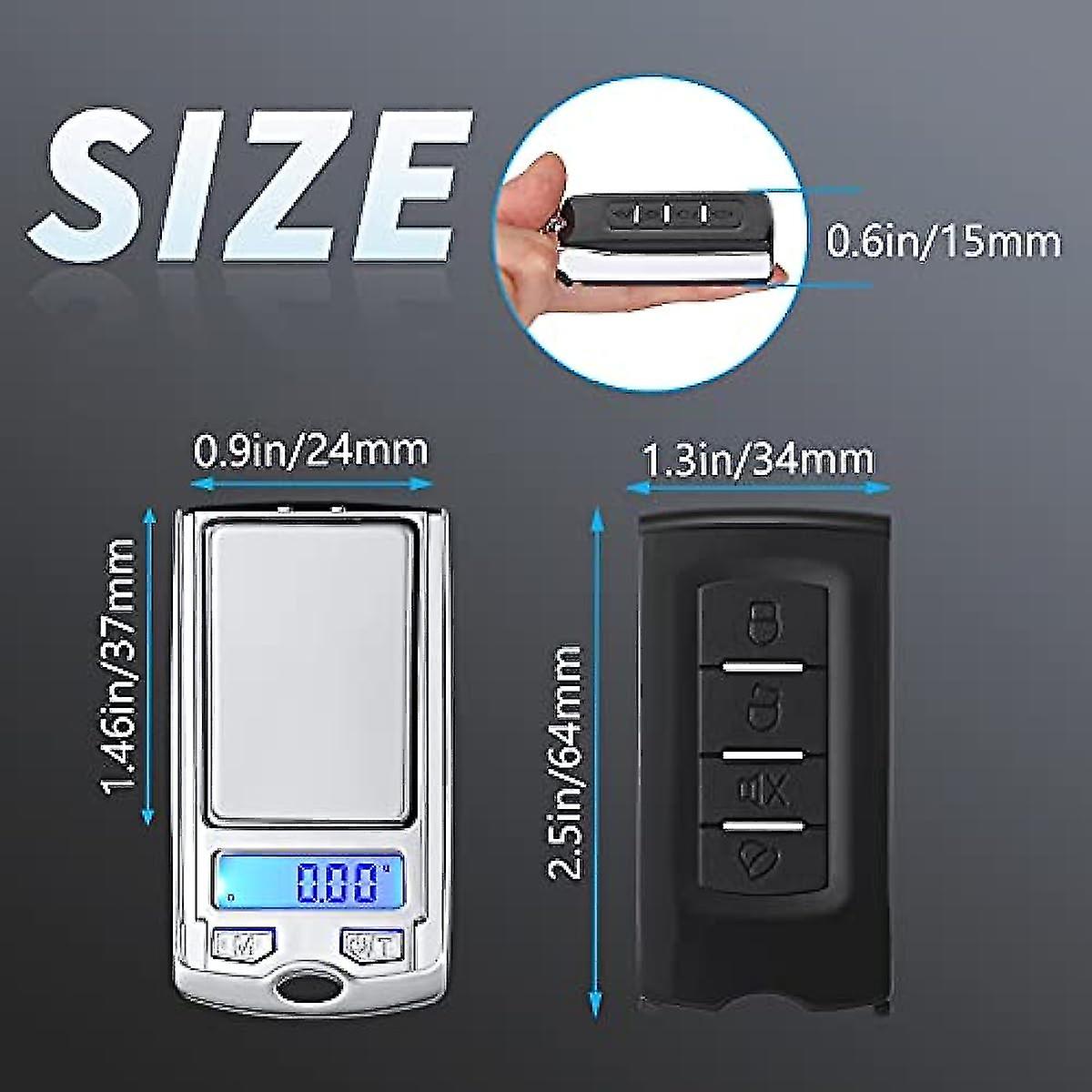 Mini Portable Gram Scale 200g/001g Mini Digital Pocket Scale Car Key ...