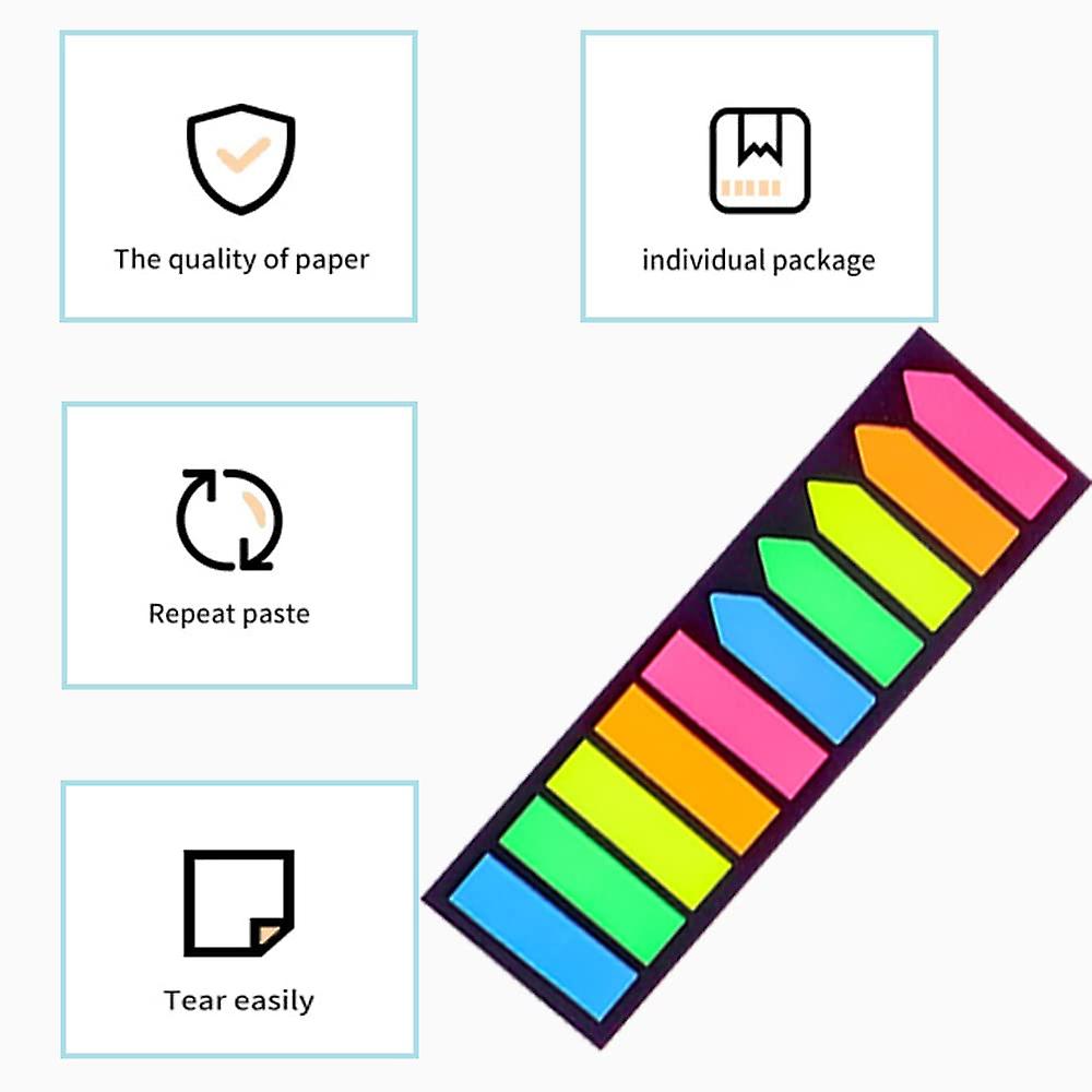 Sticky Notes Tabs, Sticky Notes Flags, 2 Shapes Sticky Notes Page ...