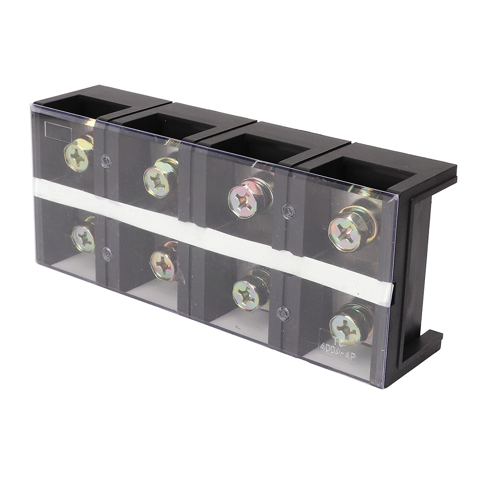 Barrier Terminal Strip Block 400A 600V High Current Dual Row Locking ...