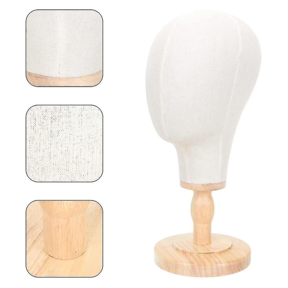 22" Wig Head Canvas Block For Head Mannequin Wig Display Styling Head ...