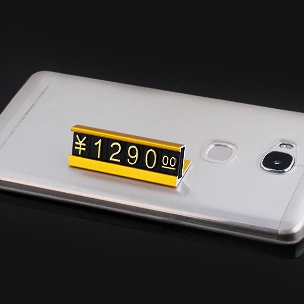 Metal Number Price Tag Signs 1Box Multipurpose Display Label Supplies ...