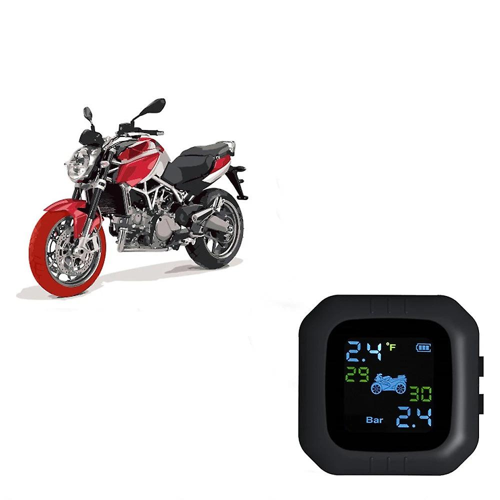 Moto waterproof cordless tpms motorcycle tire pressure monitoring ...