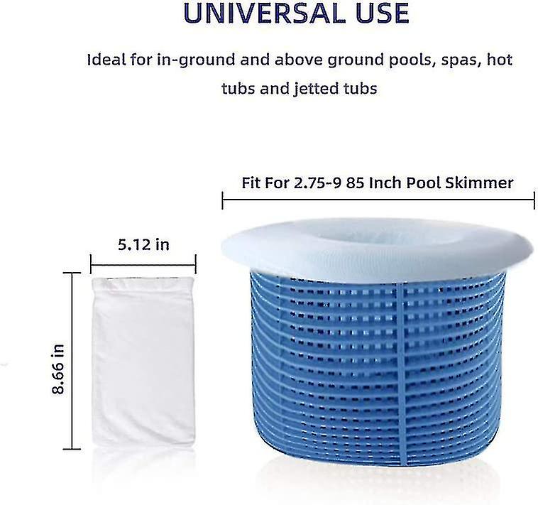 30 Pieces Of Pool Skimmer Socks, Filter Pool And Spa Savers Compatible ...