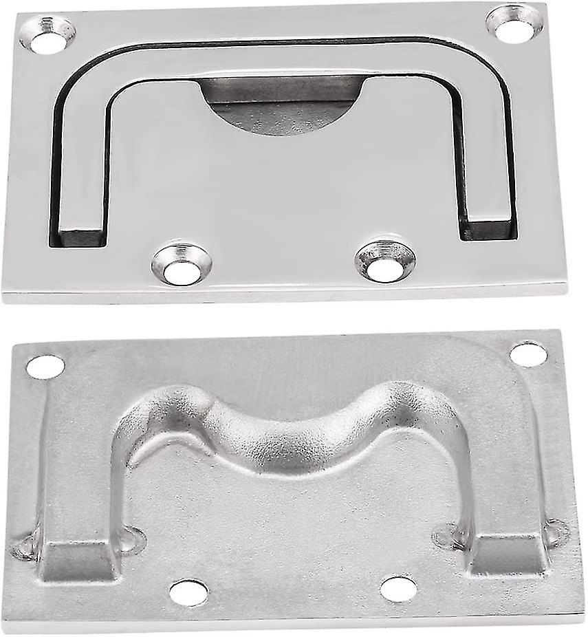Stainless Steel Marine Recessed Handles Boat Hatch Pulls Cabinet Lift ...