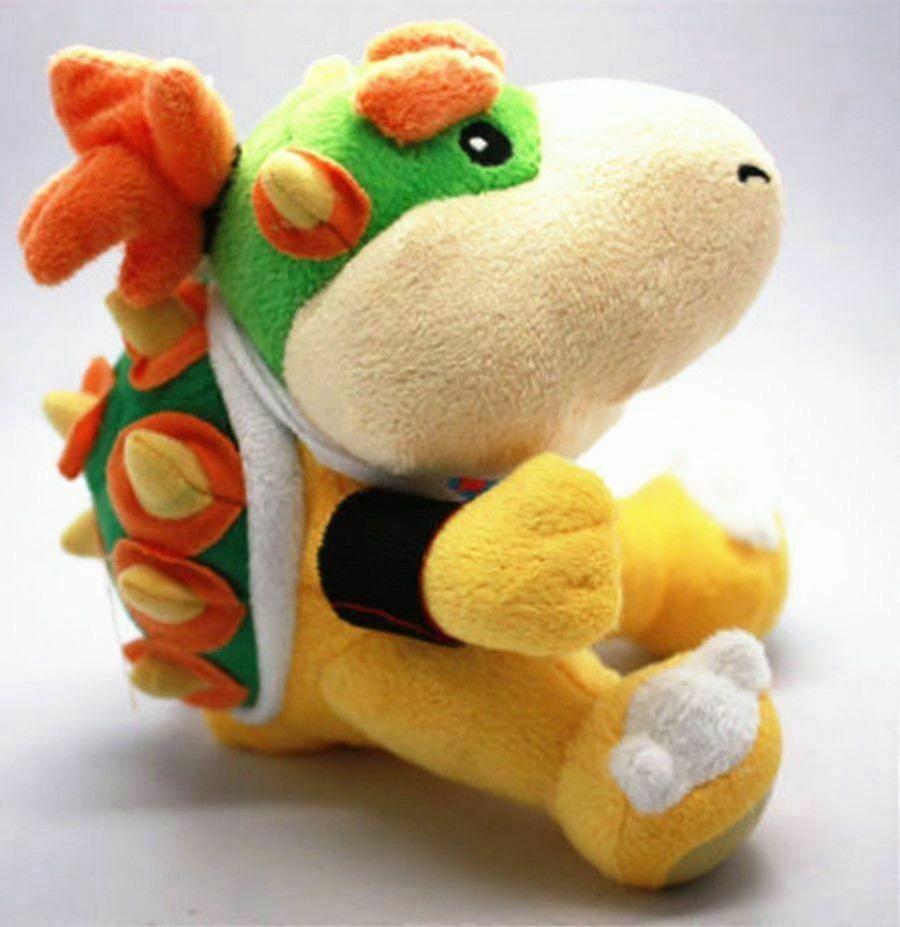 7" Baby Bowser Jr Koopa Plush Toy Super Mario Brother Stuffed Animal ...