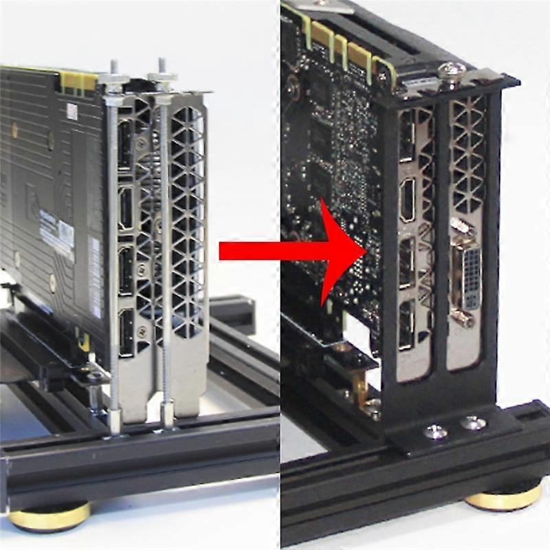 Upgrade GPU+PSU Holder DIY External Graphics Card Rack with Power ...