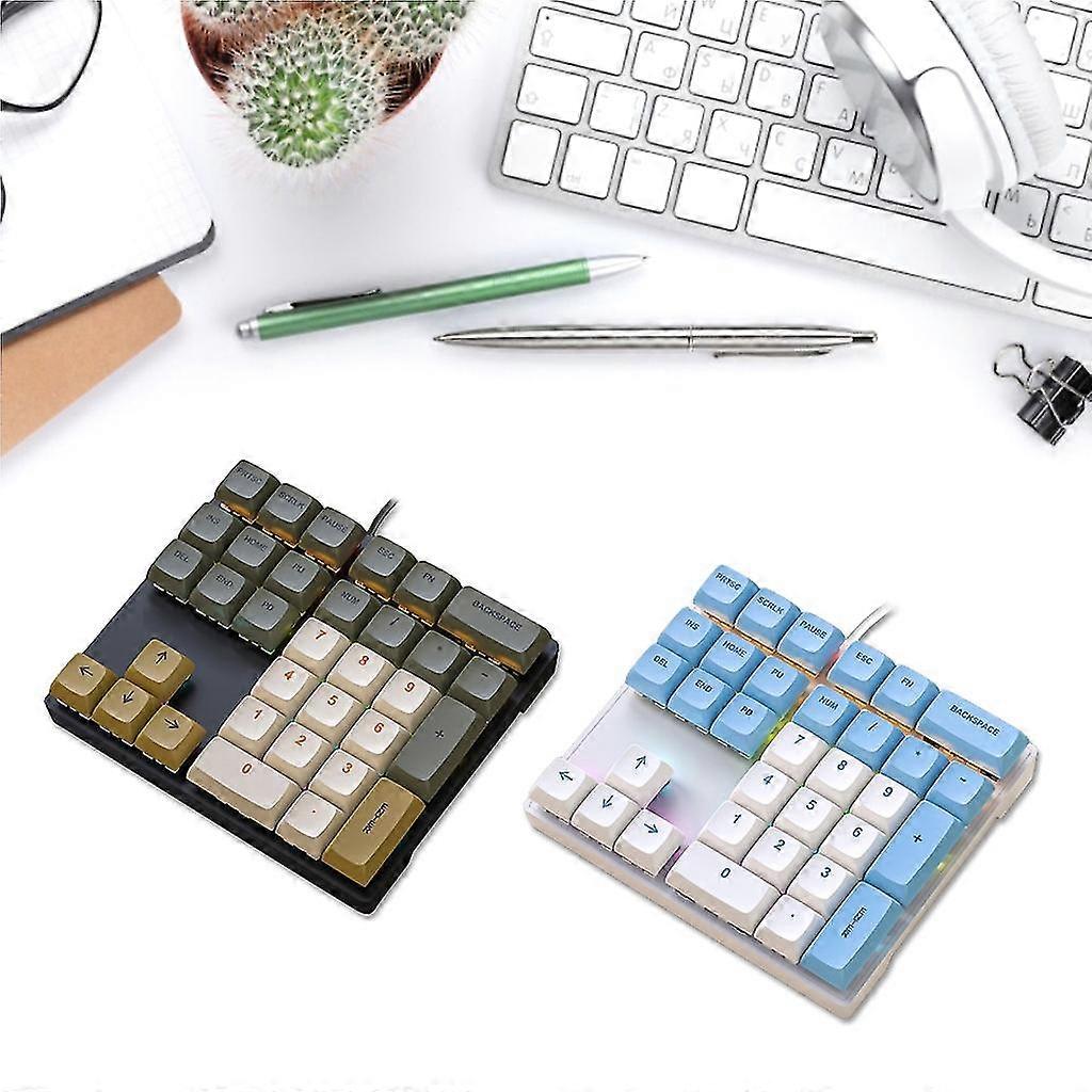 33 Key Wire Mechanical Numeric Keypad With Multi-color Lights Suitable For Finance Business ...
