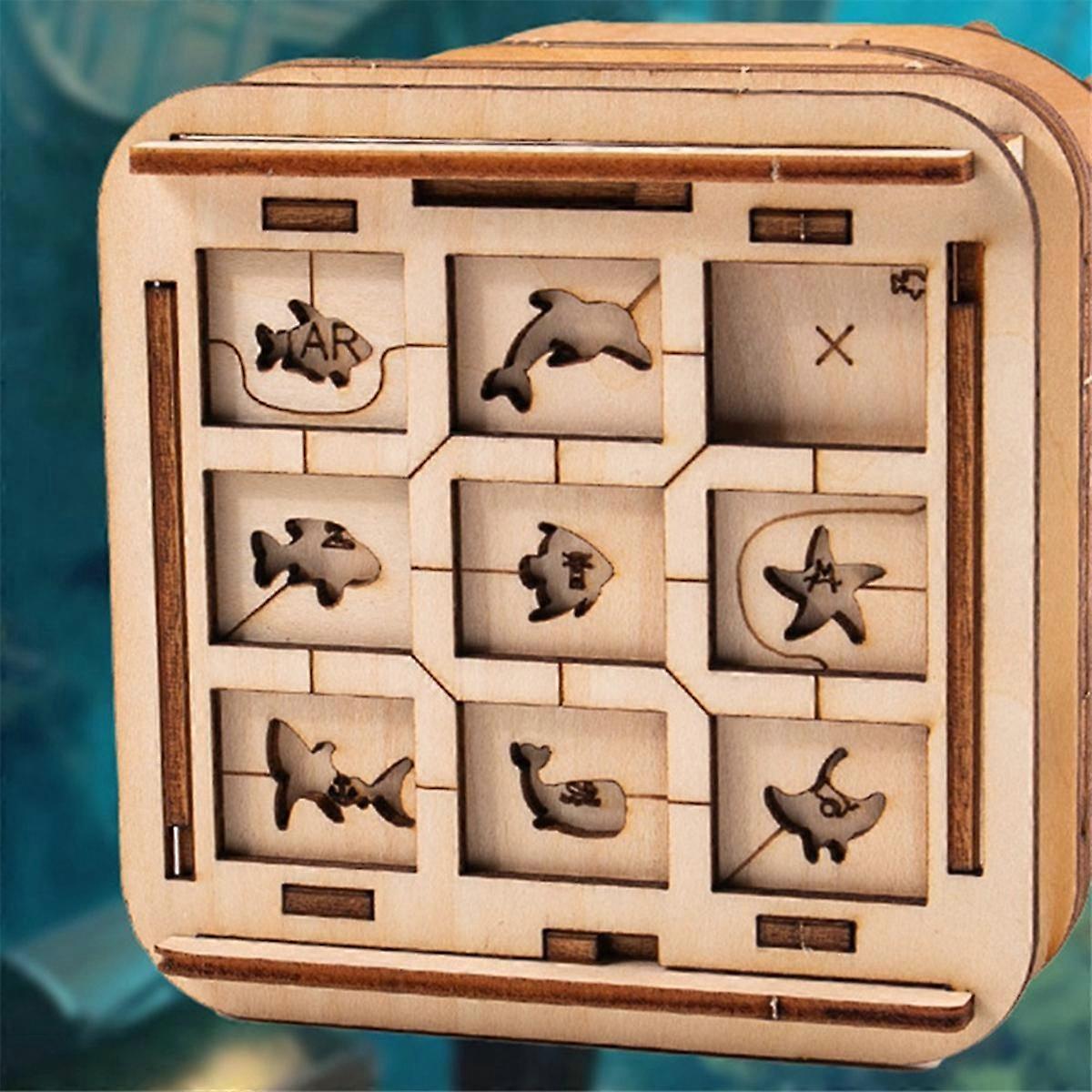 Davy 'Locker,Puzzle Box,Gift Box,Wooden Puzzle,Wooden Jigsaw for Adults ...