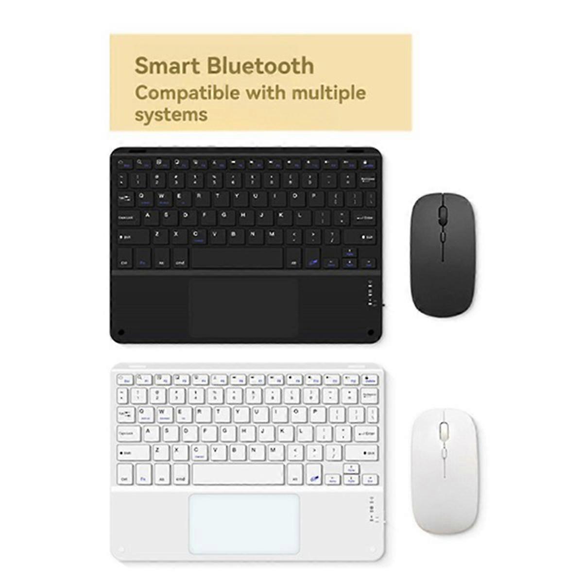 Touchpad Bluetooth Keyboard with Mouse for PC Tablet Gaming Wireless ...