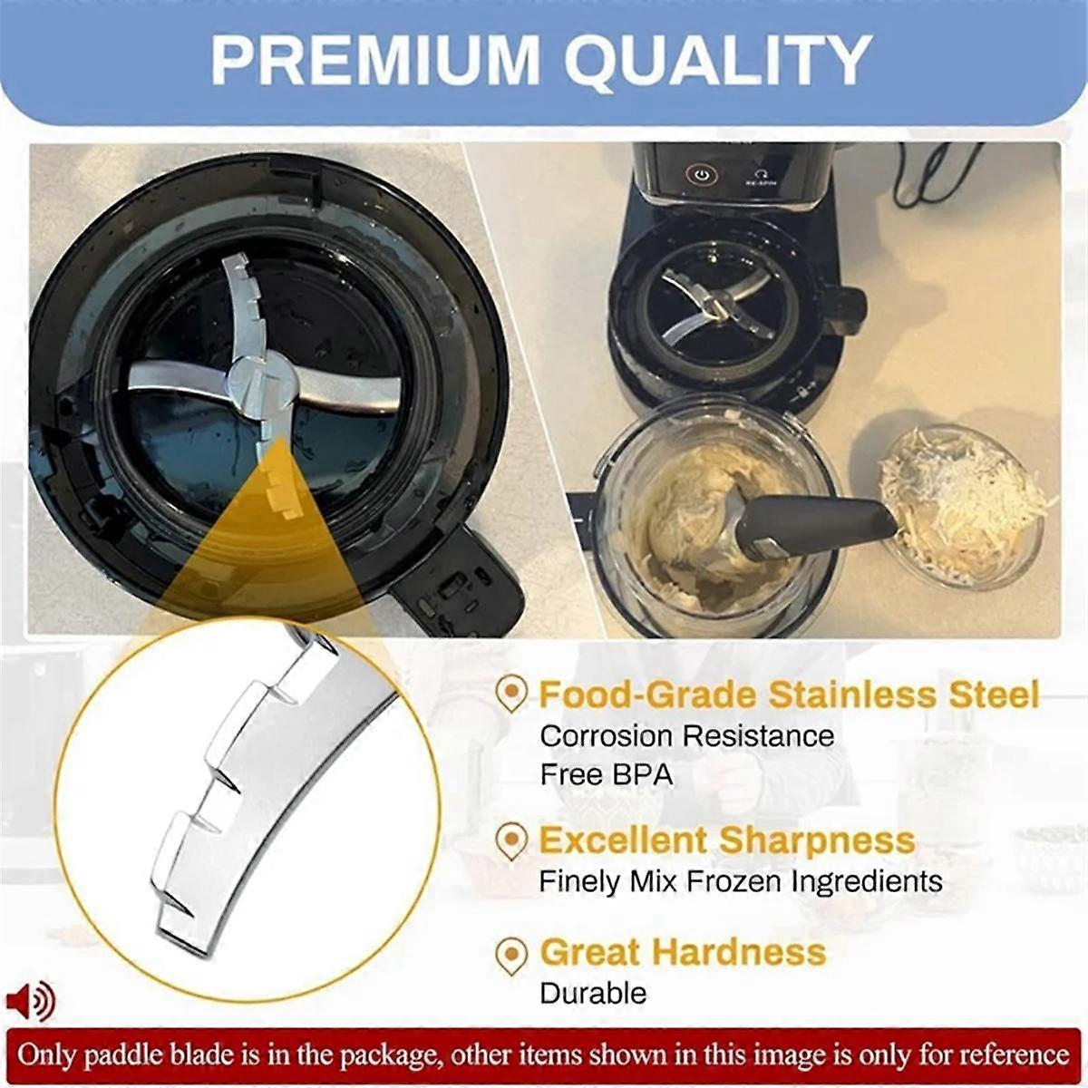 3PCS Replacement Paddle Blade for Ninja Creami NC300 Series Ice Cream ...