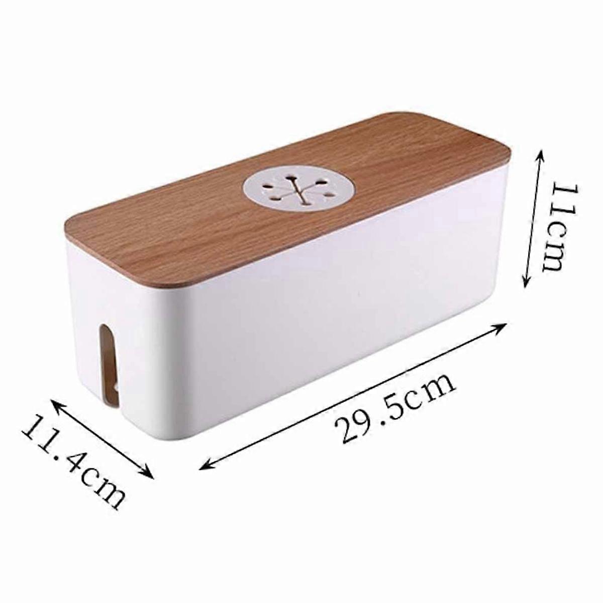 Cable Storage Box Desktop Charging Cable Data Cable Storage Device Plug ...