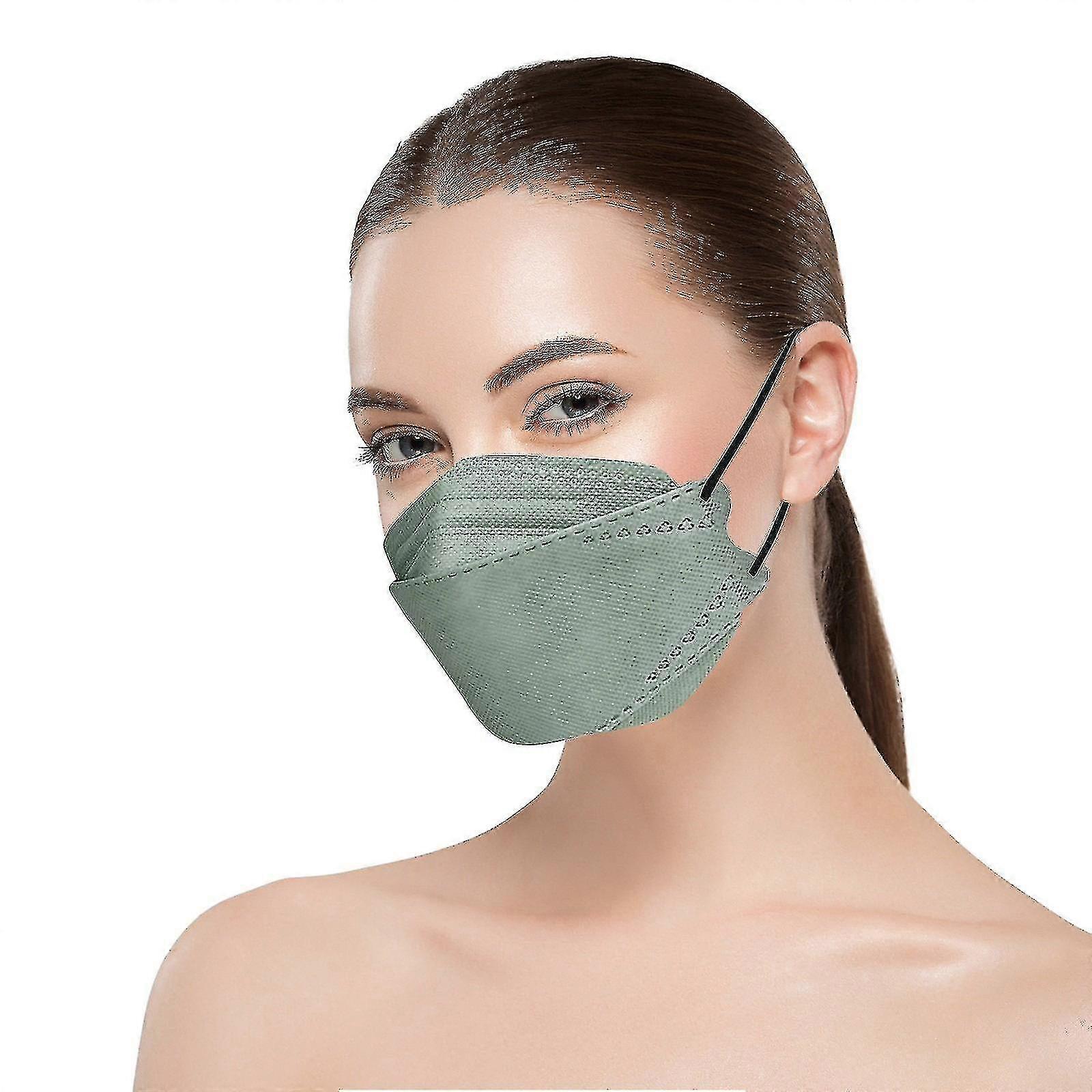 Kn95 Face Masks Fish Mask Adult Morandi Ffp2 Mask 4 Layer Protective ...