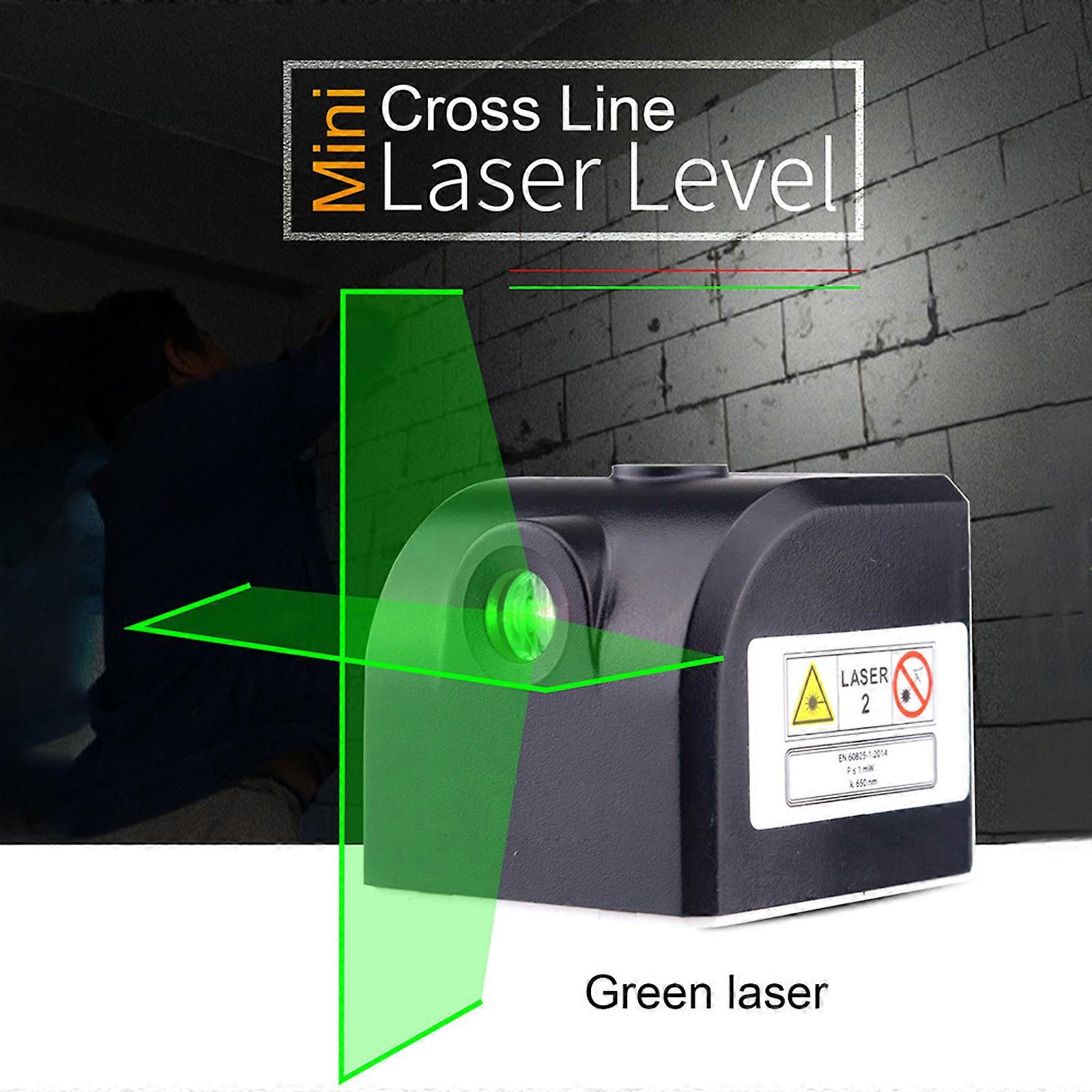 Mini Cross Red / Green Laser Level 2 Lines Horizontal and Vertical ...