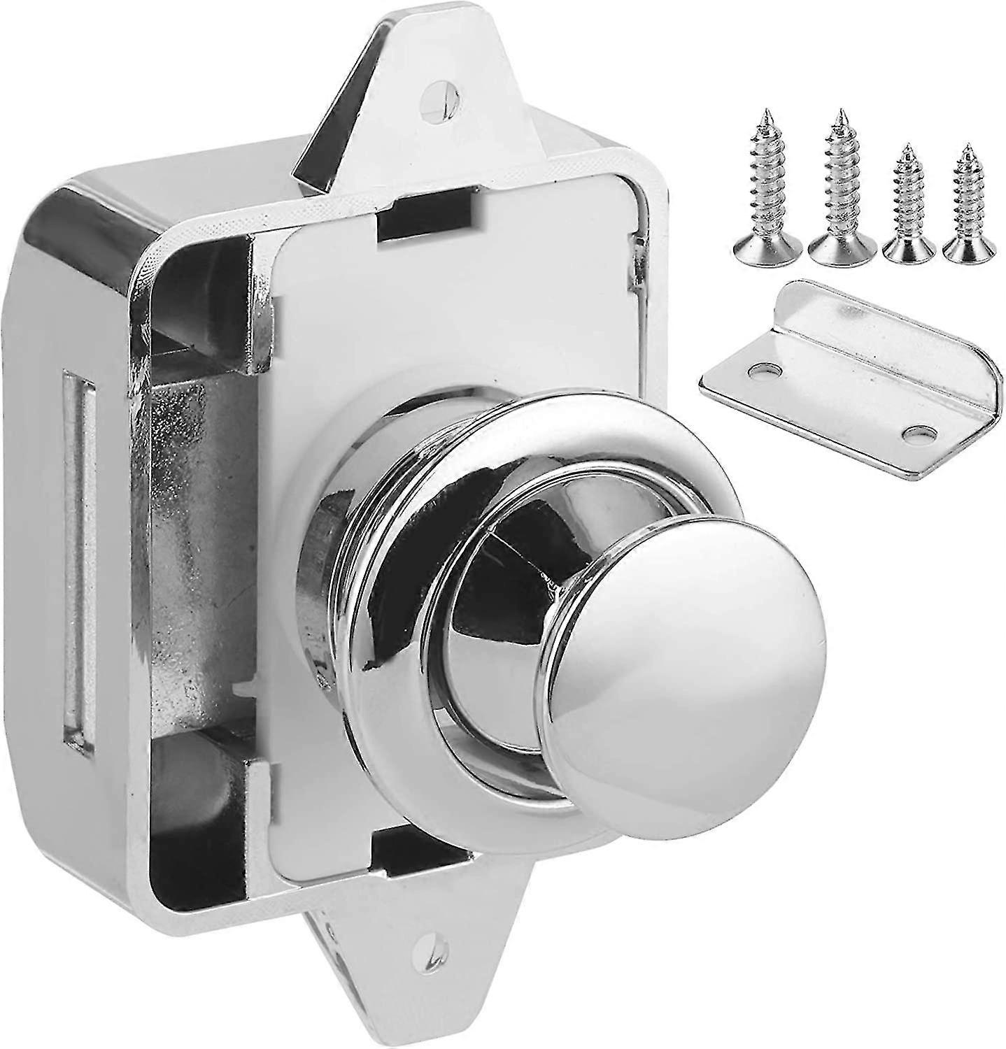 Rv Button Lock Drawer Button Lock Boat Cabinet Lock Furniture Hardware ...