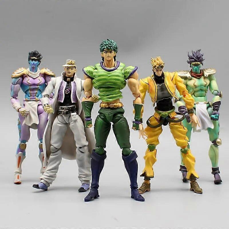 16cm Anime JOJO Figures Jonathan Joestar Kujo Jotaro Dio Brando Star ...
