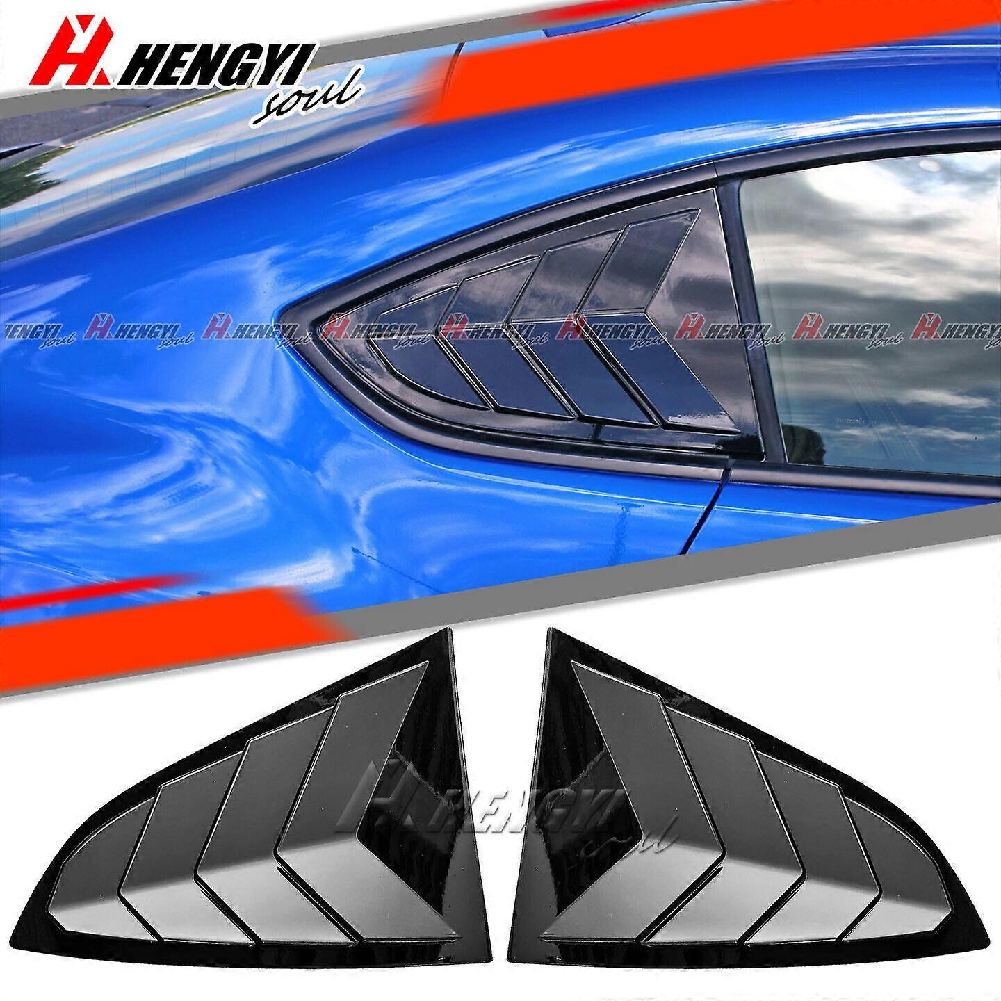 2x Gloss Black Side Window Louver Shutter Cover For Toyota GR86 Subaru ...