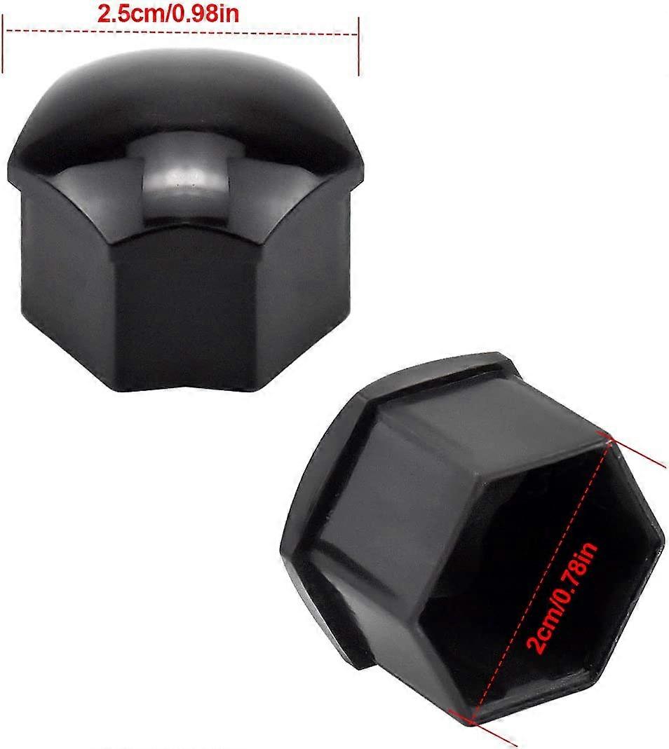 Car Vehicle Wheel Nut Caps Hex Nut Cover Bolt Wheel Nuts Universal for ...