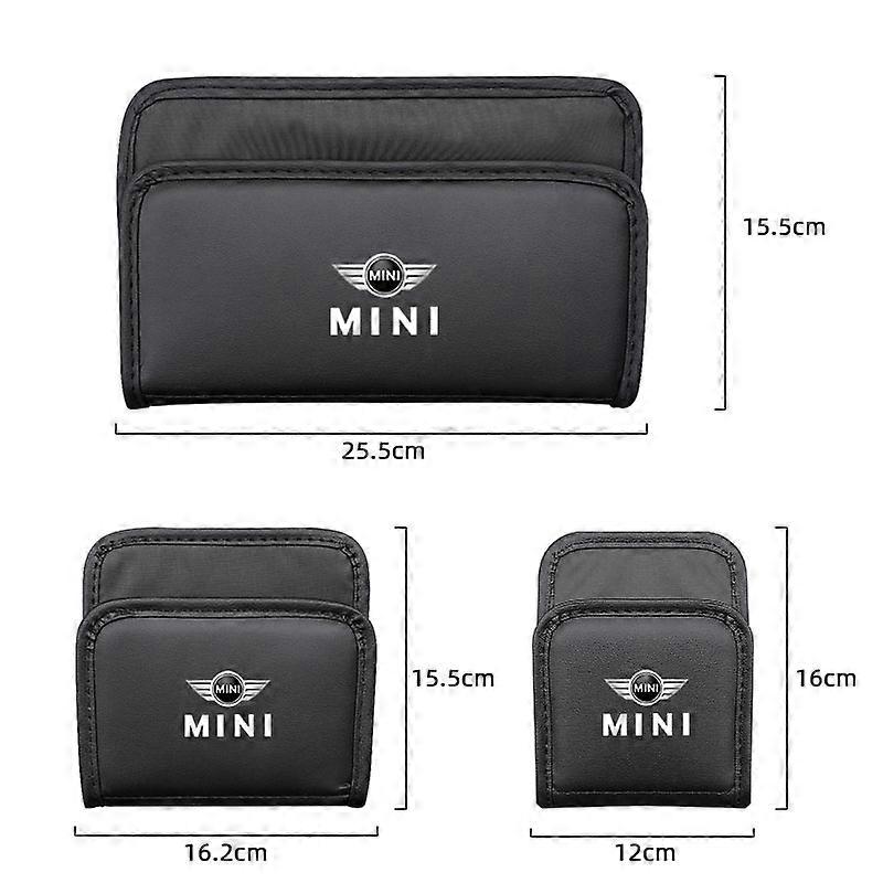 Car Storage Pocket Leather Sundries Stowing Tidying Bag For MINI Cooper ...