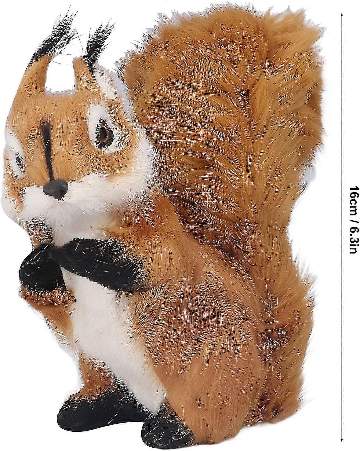 Realistic Simulation Squirrel Polyresin Statue, Large Cute Lifelike ...