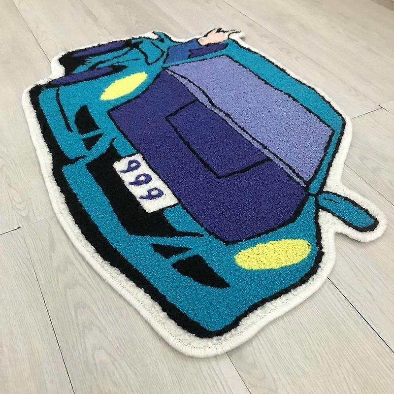 Sports Racing Car Shape Rug Boy Living Room Bedroom Decor Carpet ...