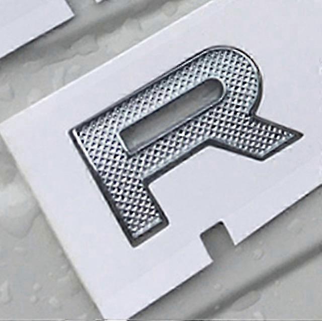 Chrome Edge Letters Emblem for RANGE ROVER Evoque Velar SV ...