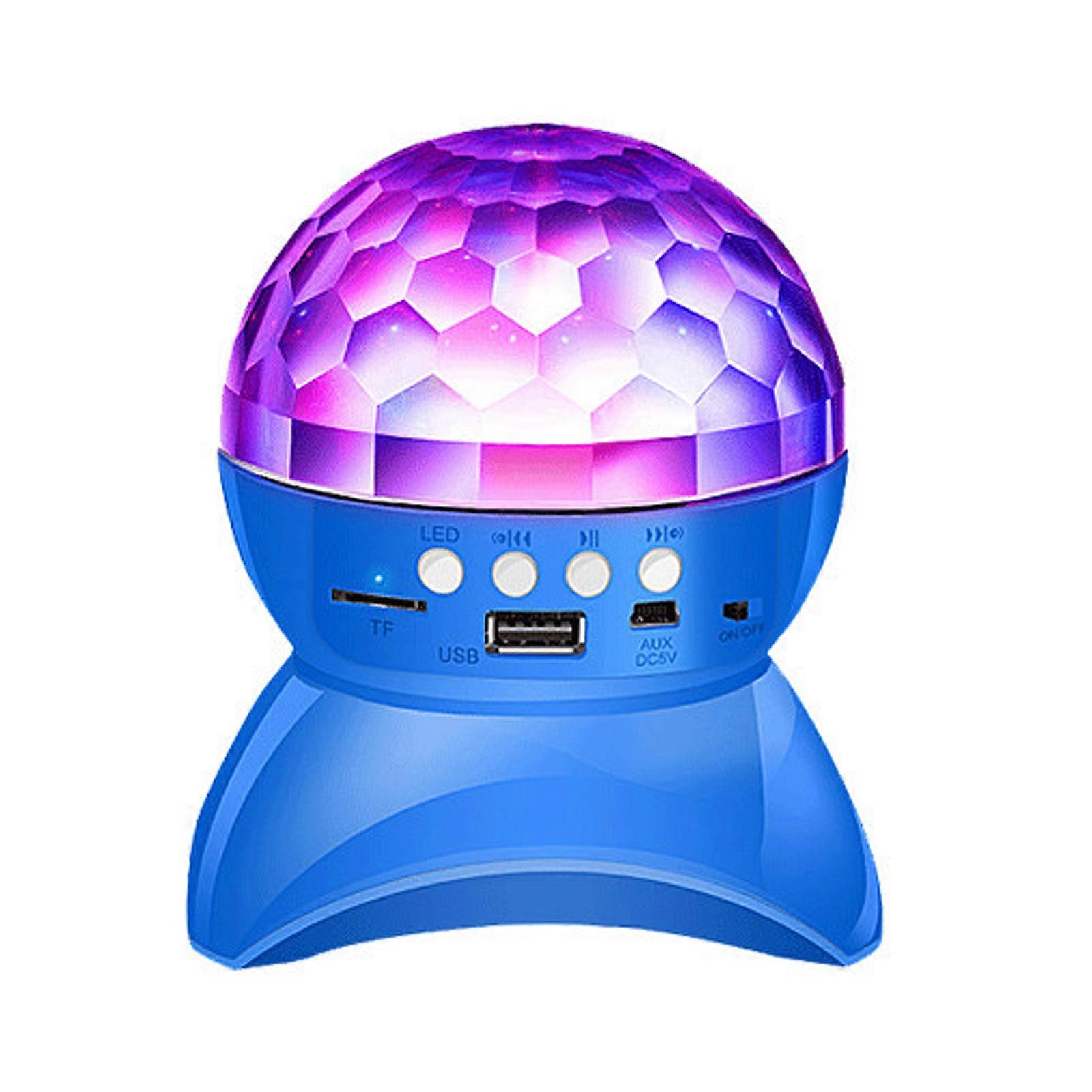 Led Mirror Ball Music Player Bluetooth Speaker Easy To Use 360 Degree ...