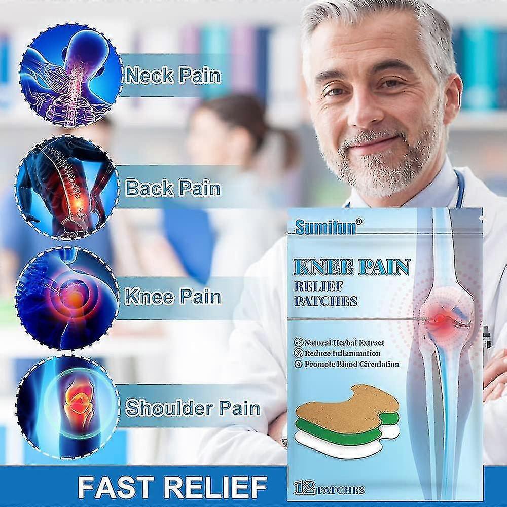 Sumifun Pain Relief Patch, 120 Counts Body Pain Patch, Rheumatoid ...
