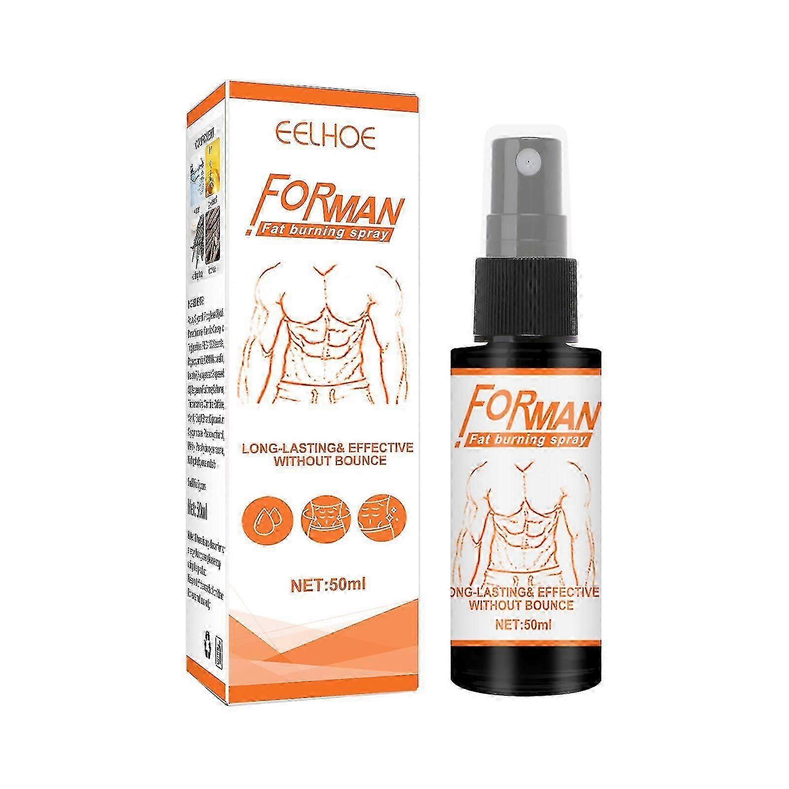 Eelhoe Men's Abdominal Muscle Spray Local Perspiration Strengthening ...