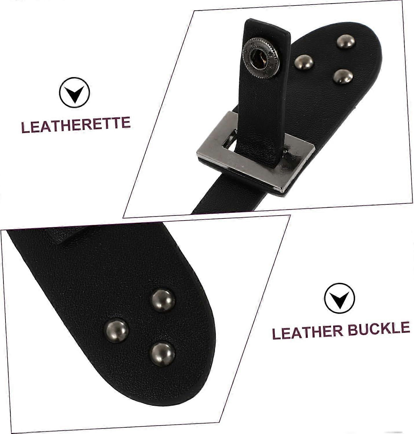 5pcs Leather Buckle Coat Fastener Button down Dress Coat Toggle Buckles ...