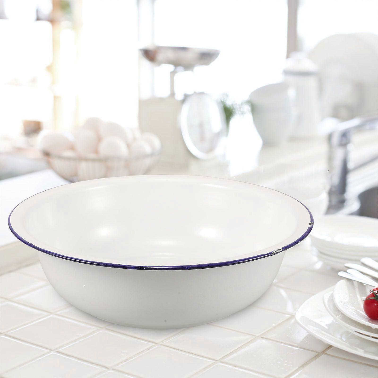 Enamel Foot Wash Basins, Old Fashioned Footbath Retro Foot Soak Basin ...