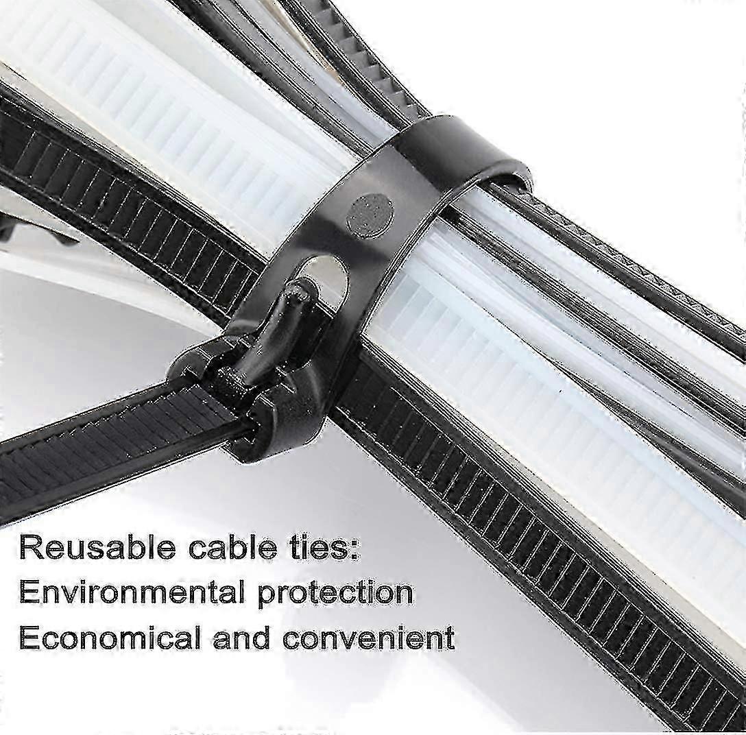 Releasable Reusable Zip Ties 12 Inch Heavy Duty Zip Tie Thick Black ...