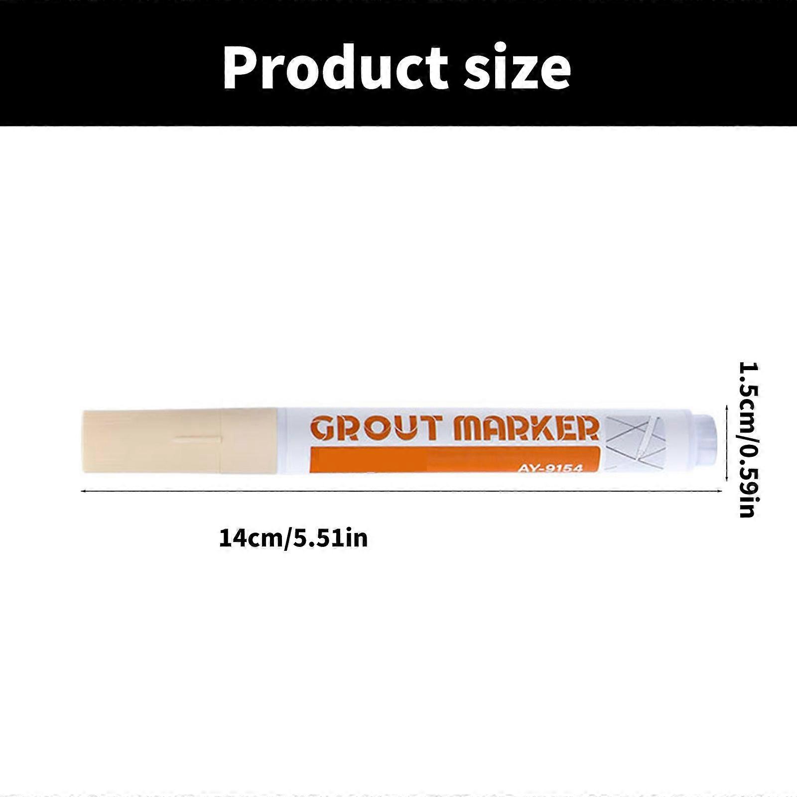 Tile Pen Wall Grout Restorer Pen Grout Marker Waterproof Grout Filler ...