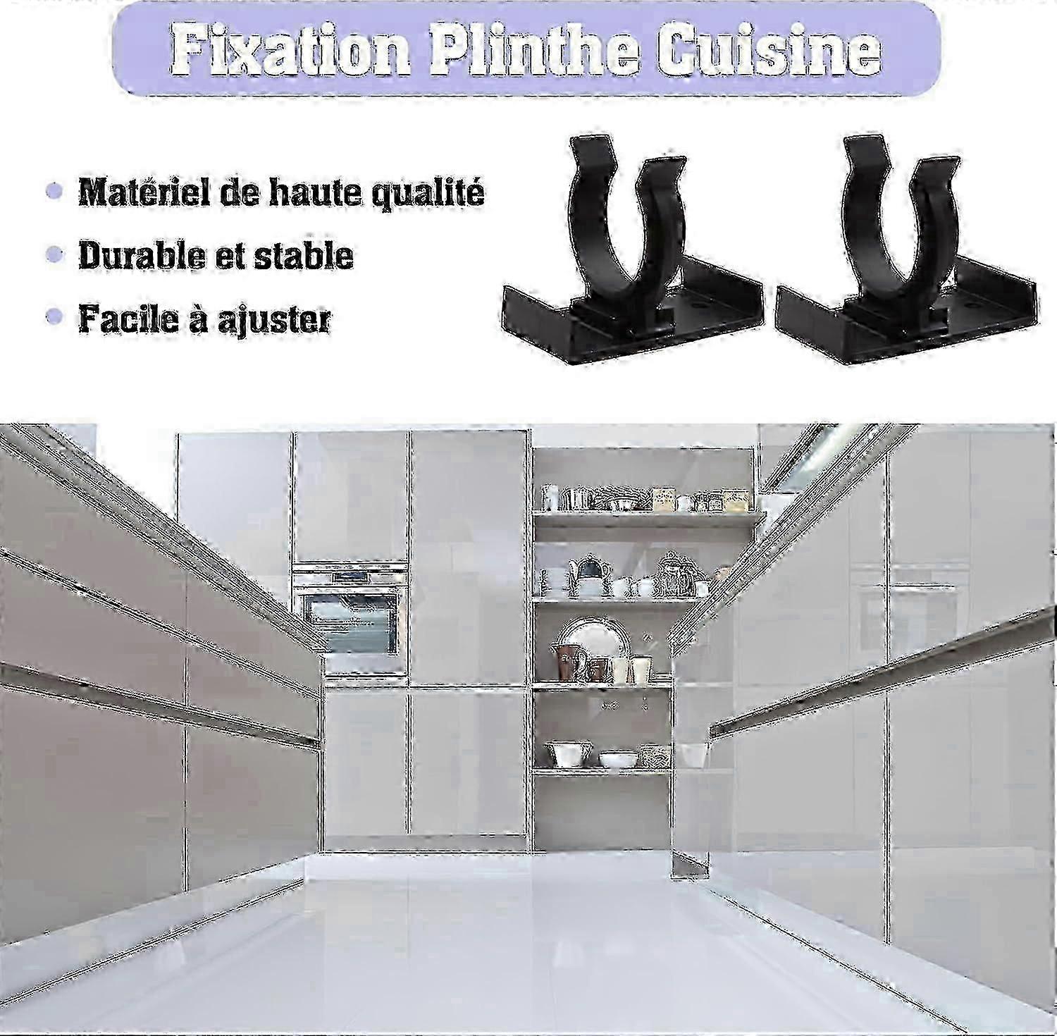 10Pcs Kitchen Plinth Clips, Cabinet Base Fixing Clips for Sofas, Tables ...