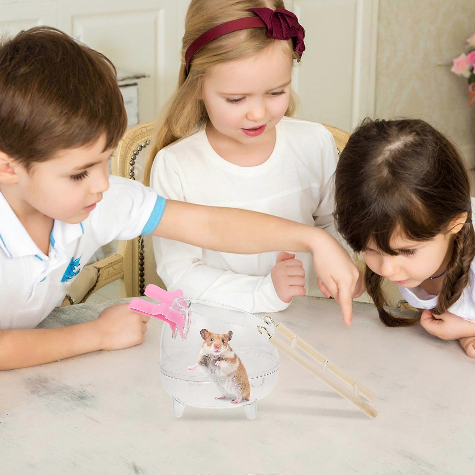 Hamster Bath Sand Bath Container Bathroom Toilet Transparent | Fruugo UK