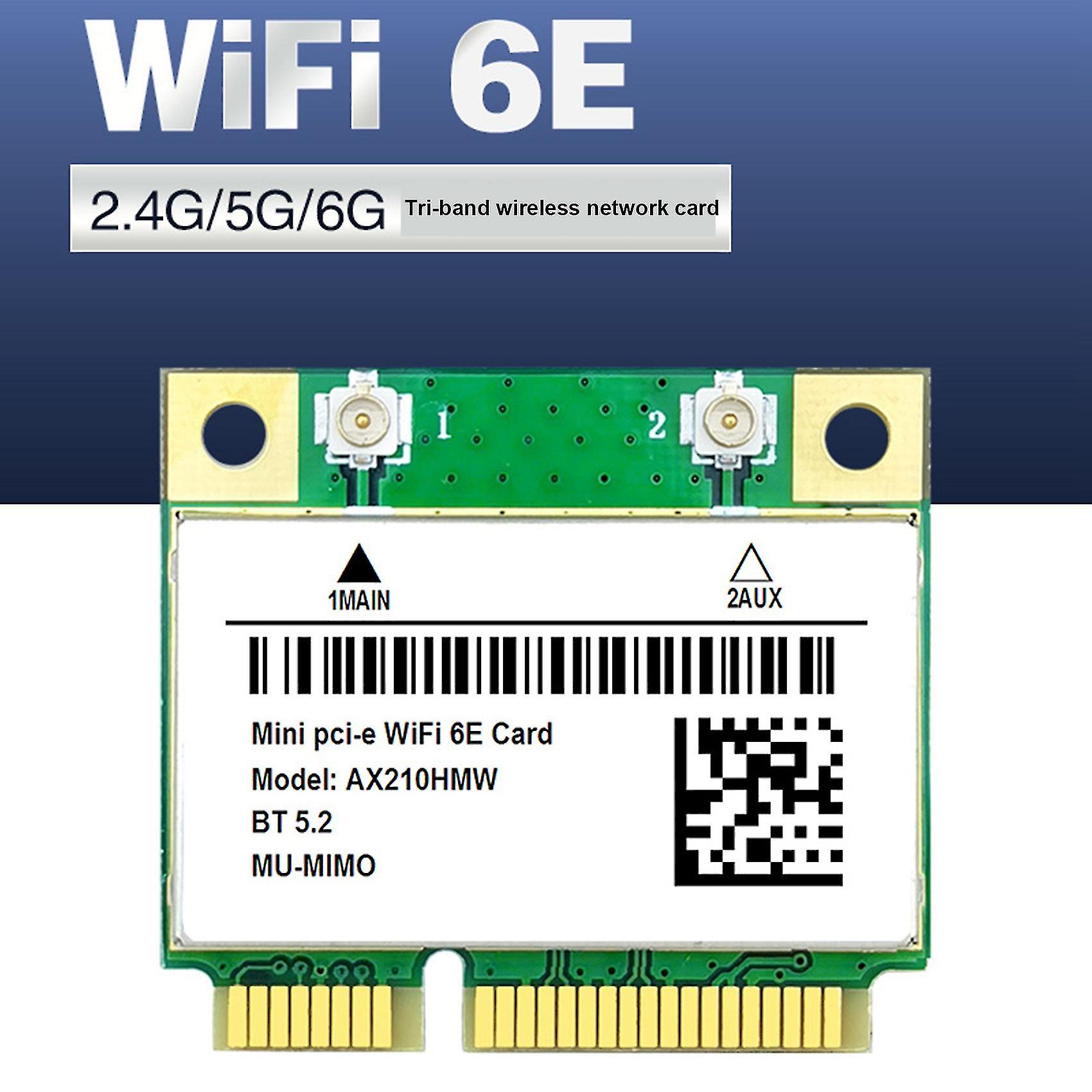 Ax210 5374m Wifi 6e Network Card 5g Gigabit Built-in Wireless Network ...