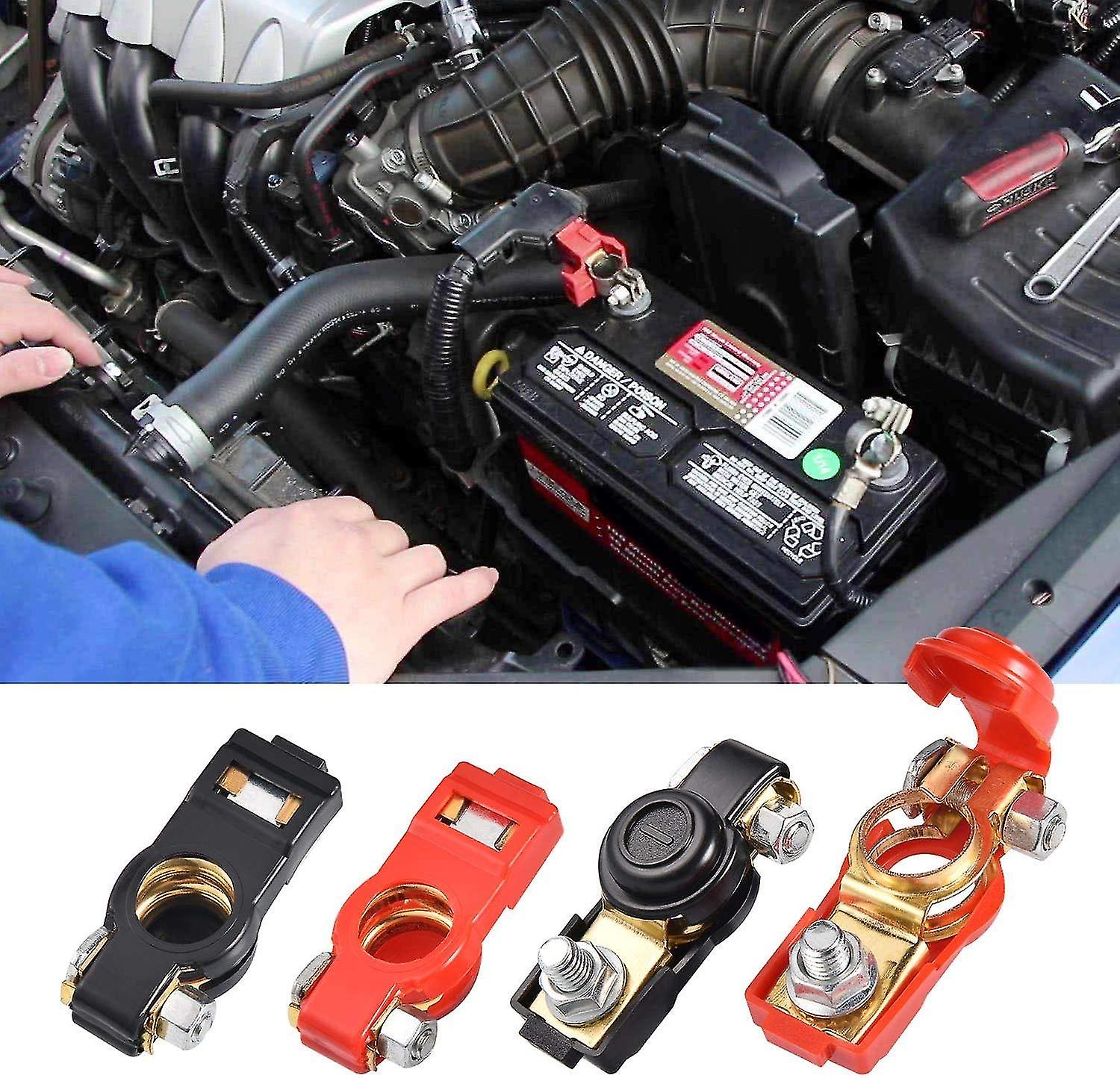 Pack Of 4 Battery Clamps With Quick Release, Pole Clamps, Car Battery ...